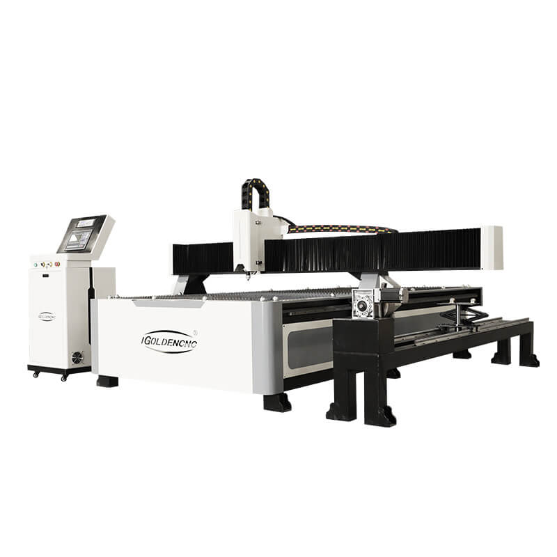 Metal Pipe CNC Plasma Table with Pipe Cutter Rotary Axis